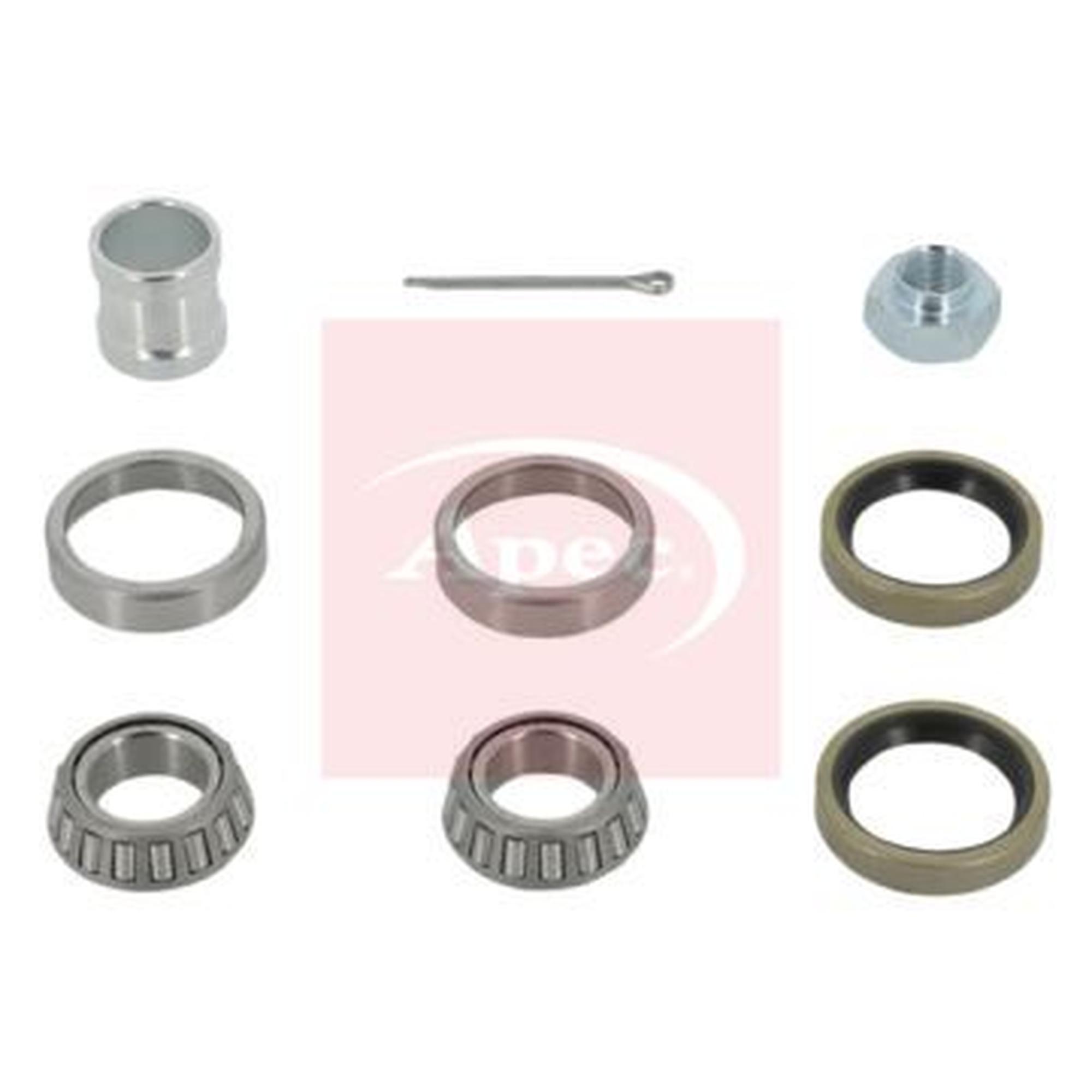 APEC Wheel Bearing Kit 26mm x 52mm fits Fiat 500 1957-1976 0.5 0.6 ...